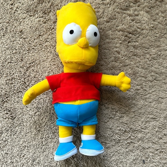Toys | The Simpsons Bart Simpson Plush Toy 213 Limited Edition Soft ...